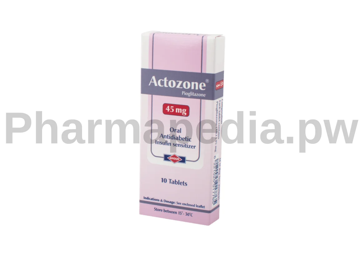 اكتوزون اقراص 30 و 45 مجم Actozone tablets