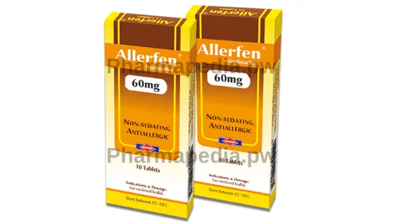 اليرفين Allerfen | اقراص 60 او 180 مجم لعلاج الحساسية