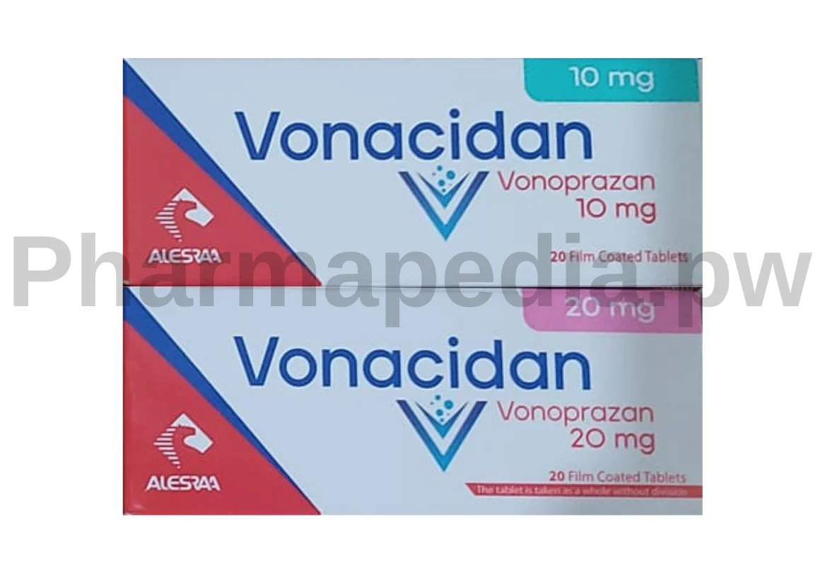 فوناسيدان اقراص Vonacidan | دواعي الاستخدام، الجرعات، الآثار الجانبية ...