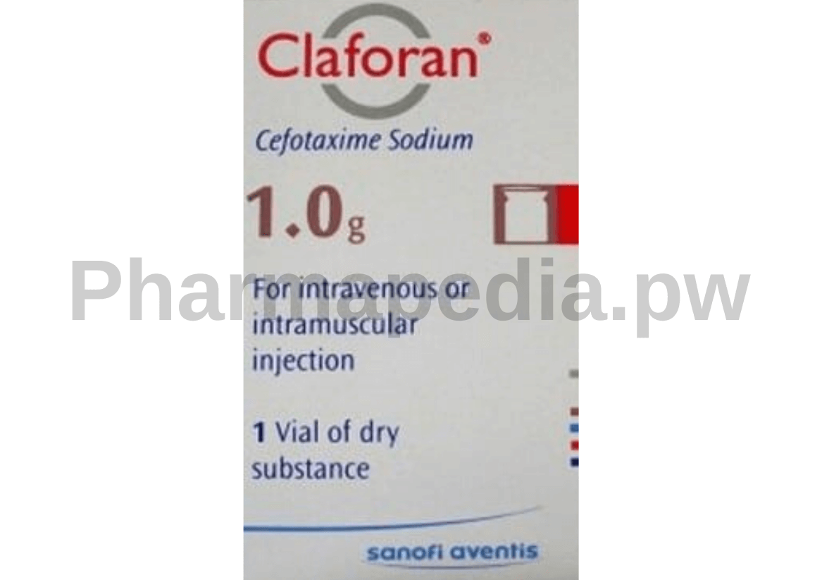 كلافوران فيال للحقن في العضل او الوريد Claforan vial