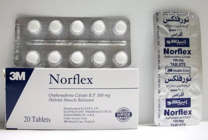 نورفلكس اقراص وامبولات Norflex | Pharmapedia