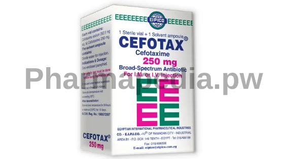 سيفوتاكس حقن مضاد حيوي عضل او وريد Cefotax vial