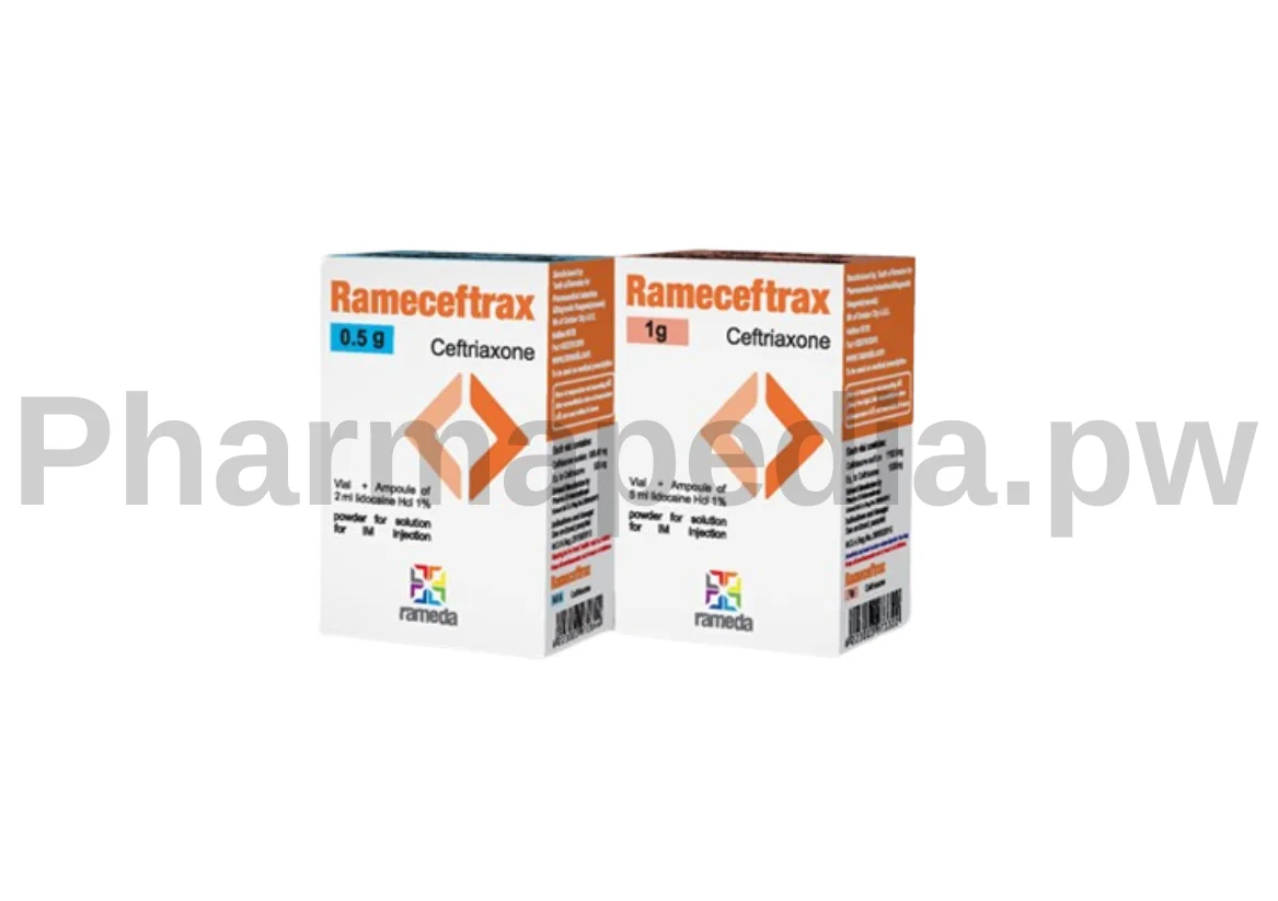 راميسفتراكس حقن وريد وعضل 0.5 او 1 جم Rameceftrax vial
