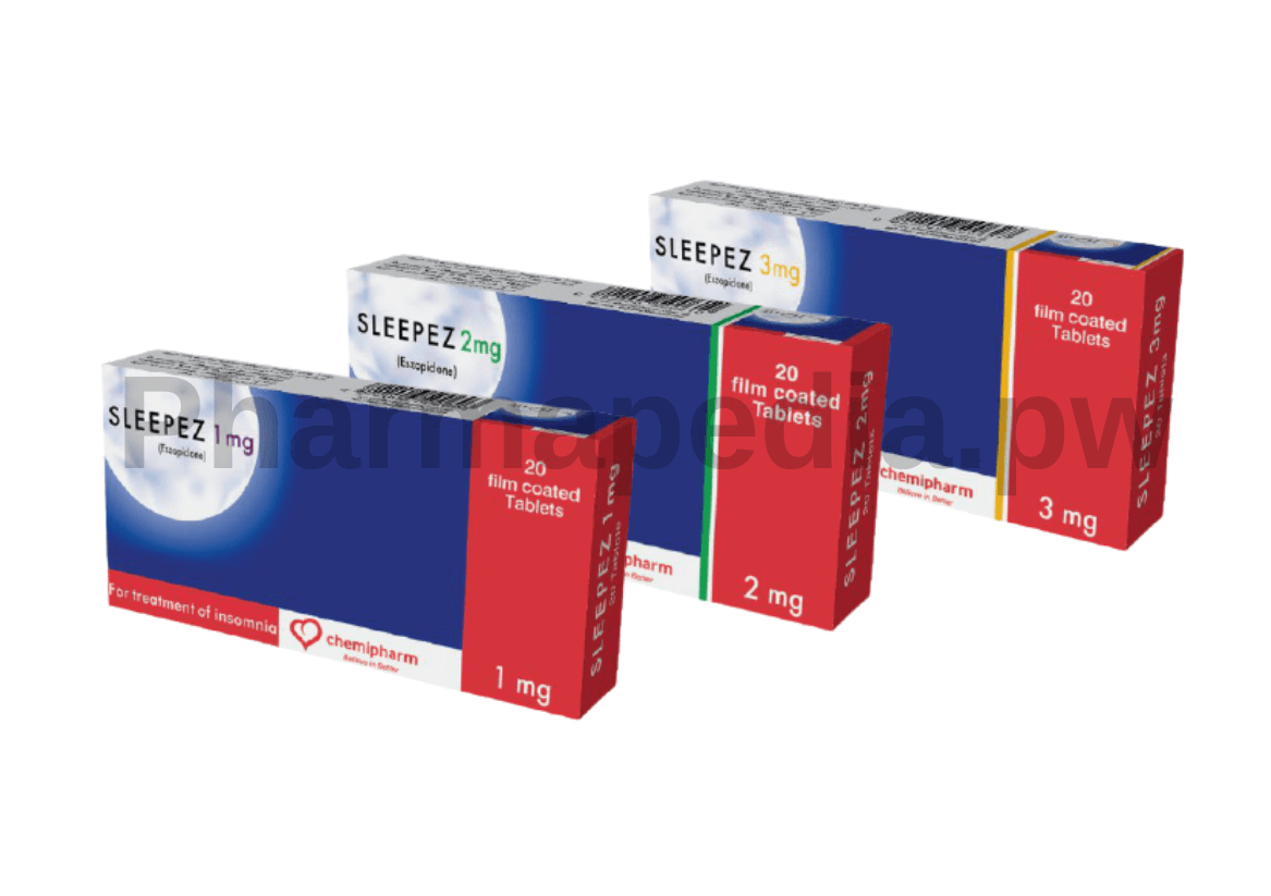 سليبيز اقراص Sleepez tab | ايزوبيكلون Eszopiclone