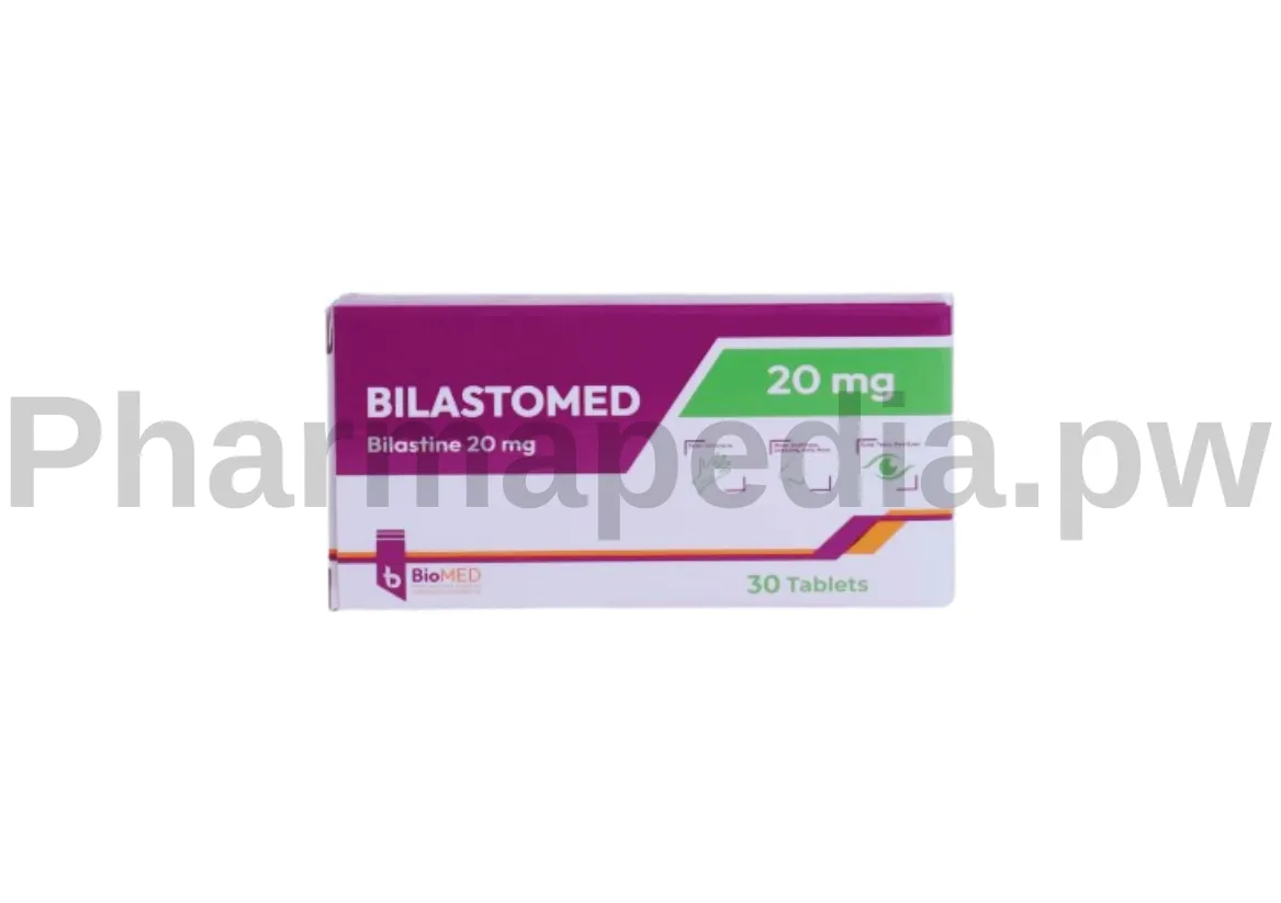 بيلاستوميد اقراص 20 مجم لعلاج الحساسية Bilastomed tablets
